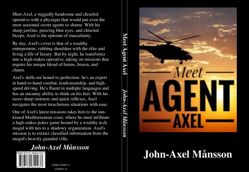 Meet Agent Axel - Publicera din egen bok | Solentro